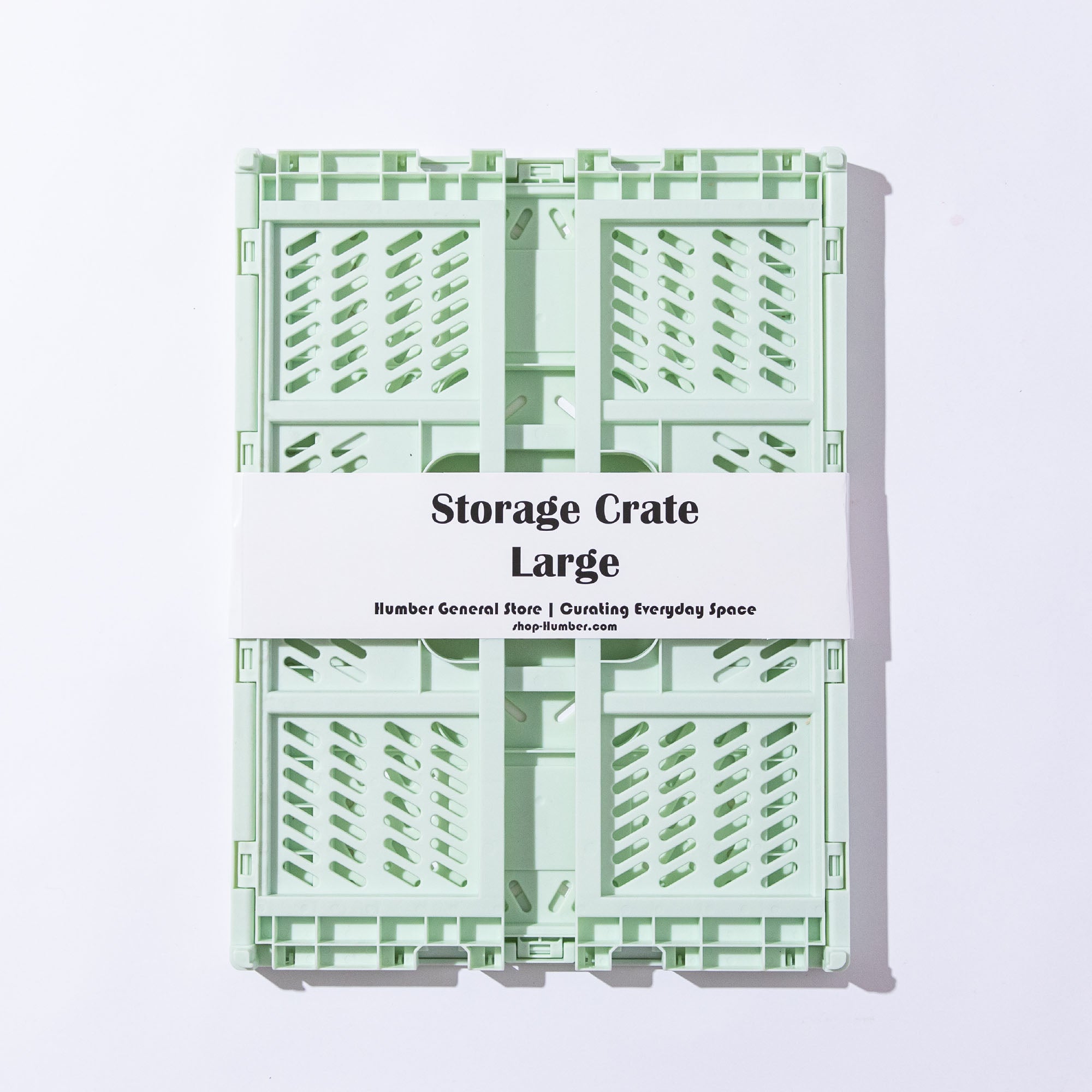 Color Storage Crate, Large, Lime Green | Shop Humber